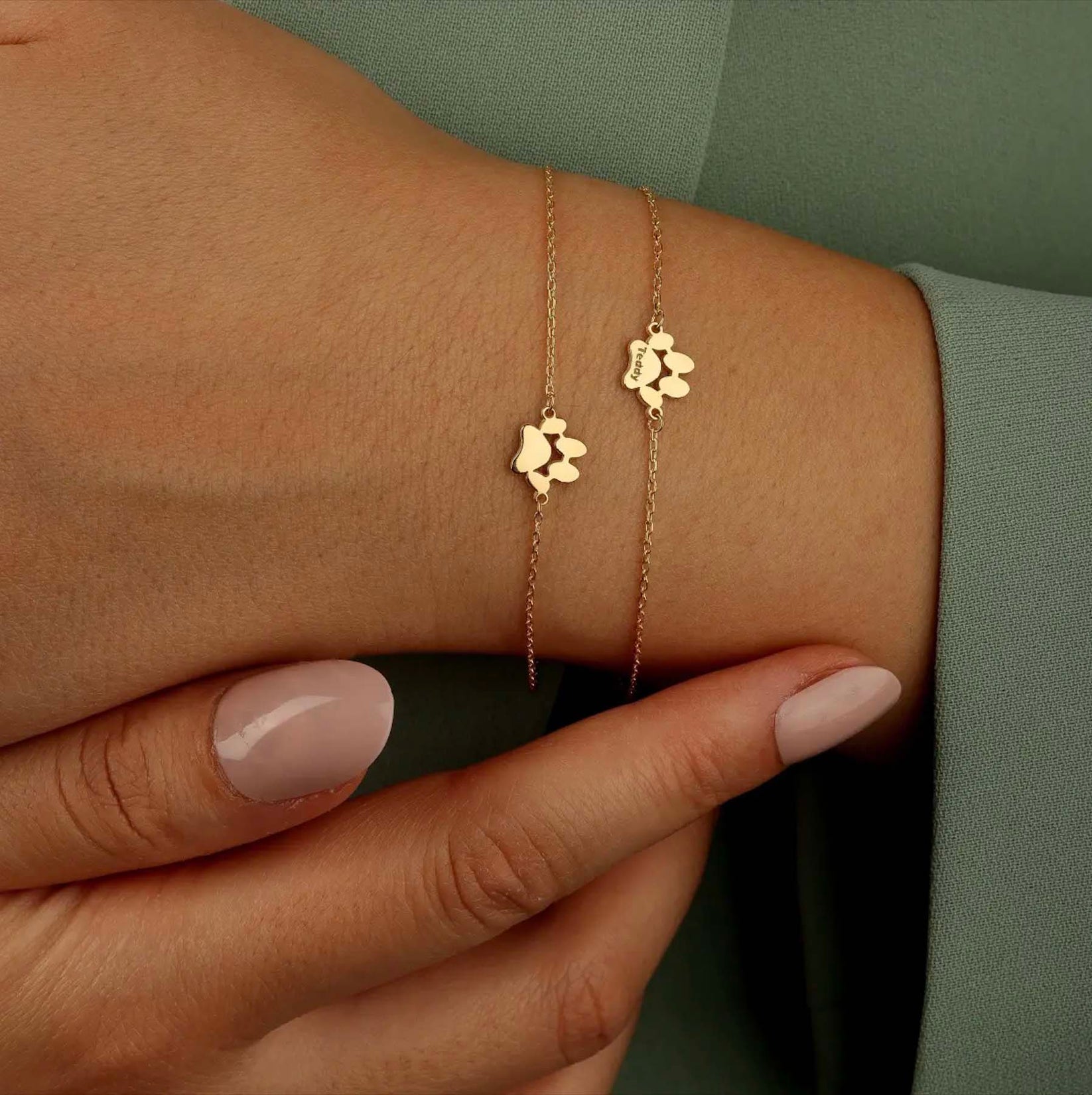 Bracelet/collier patte personnalisable – Deltee
